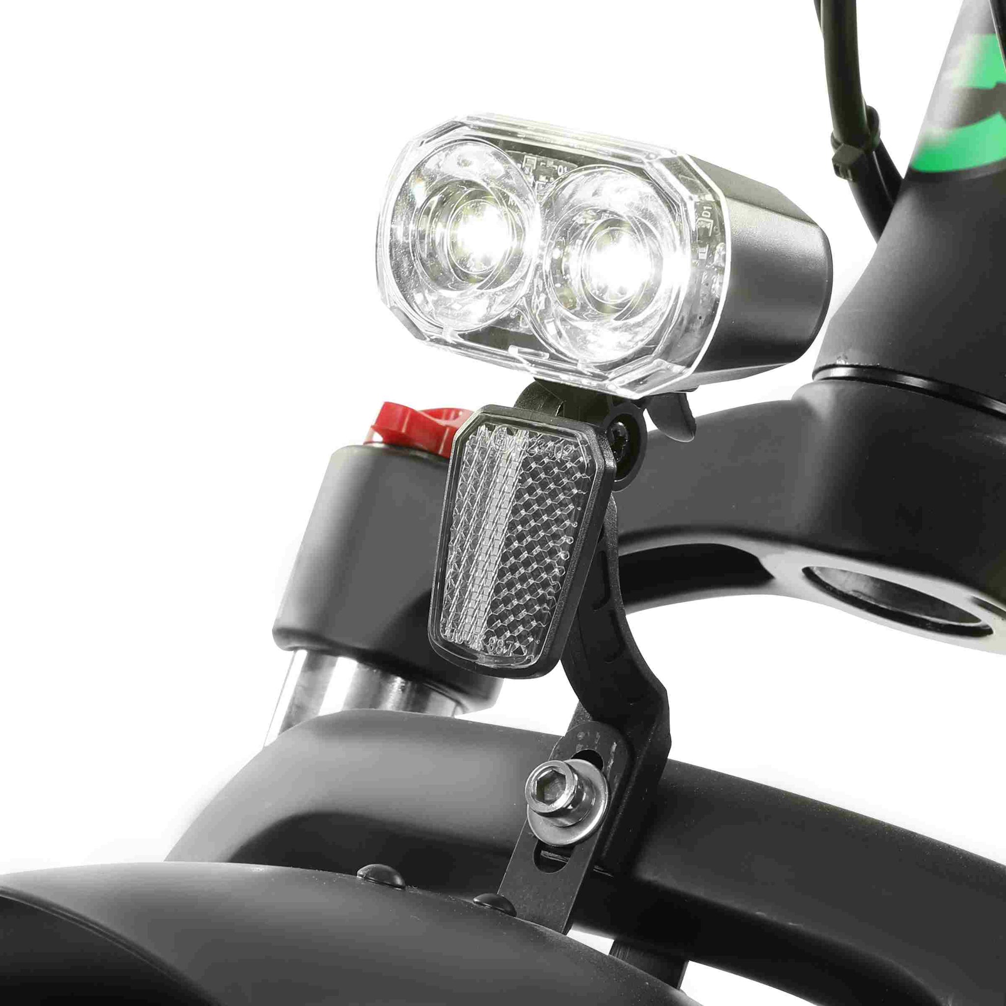 Ecotric 48V Fat Tire Portable and Folding Electric Bike with color LCD