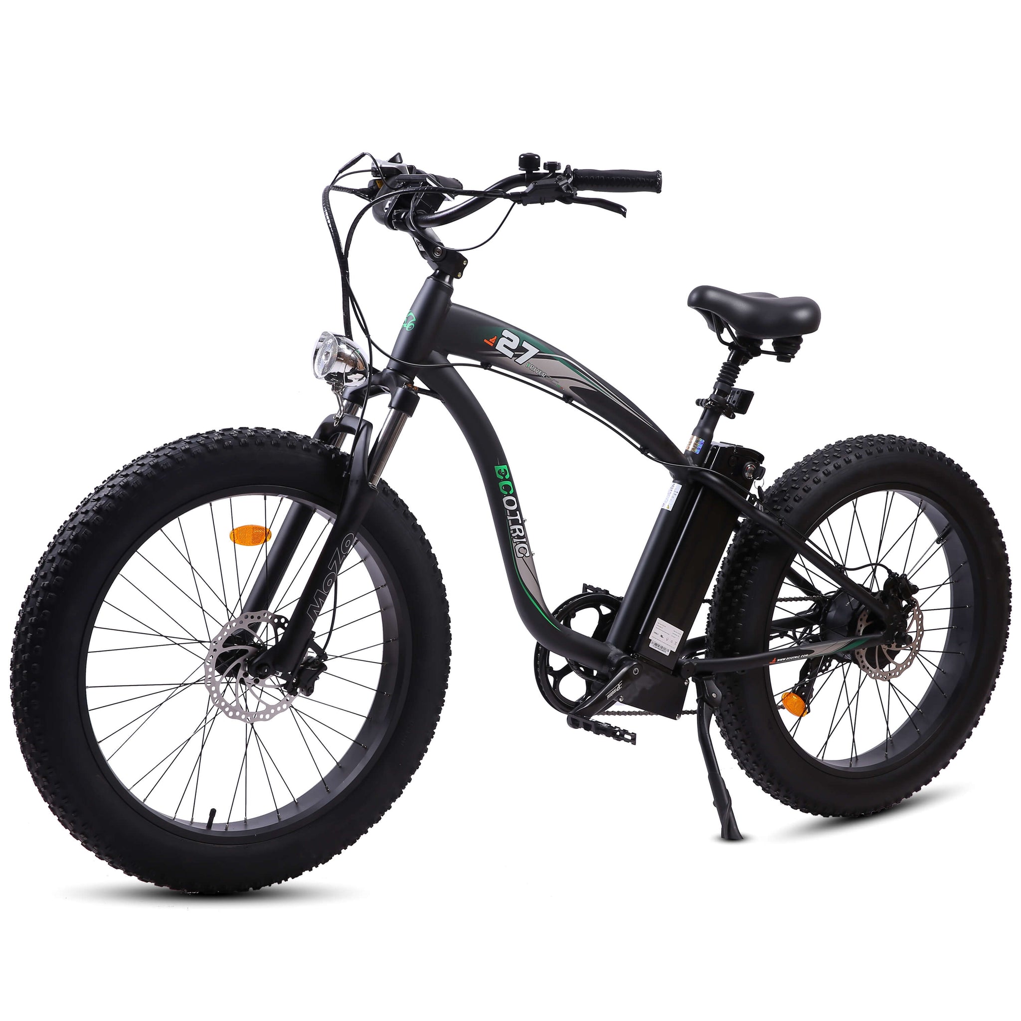 ECOTRIC Hammer Fat Tire Beach Snow Bike | Electric Mountain Bike ...