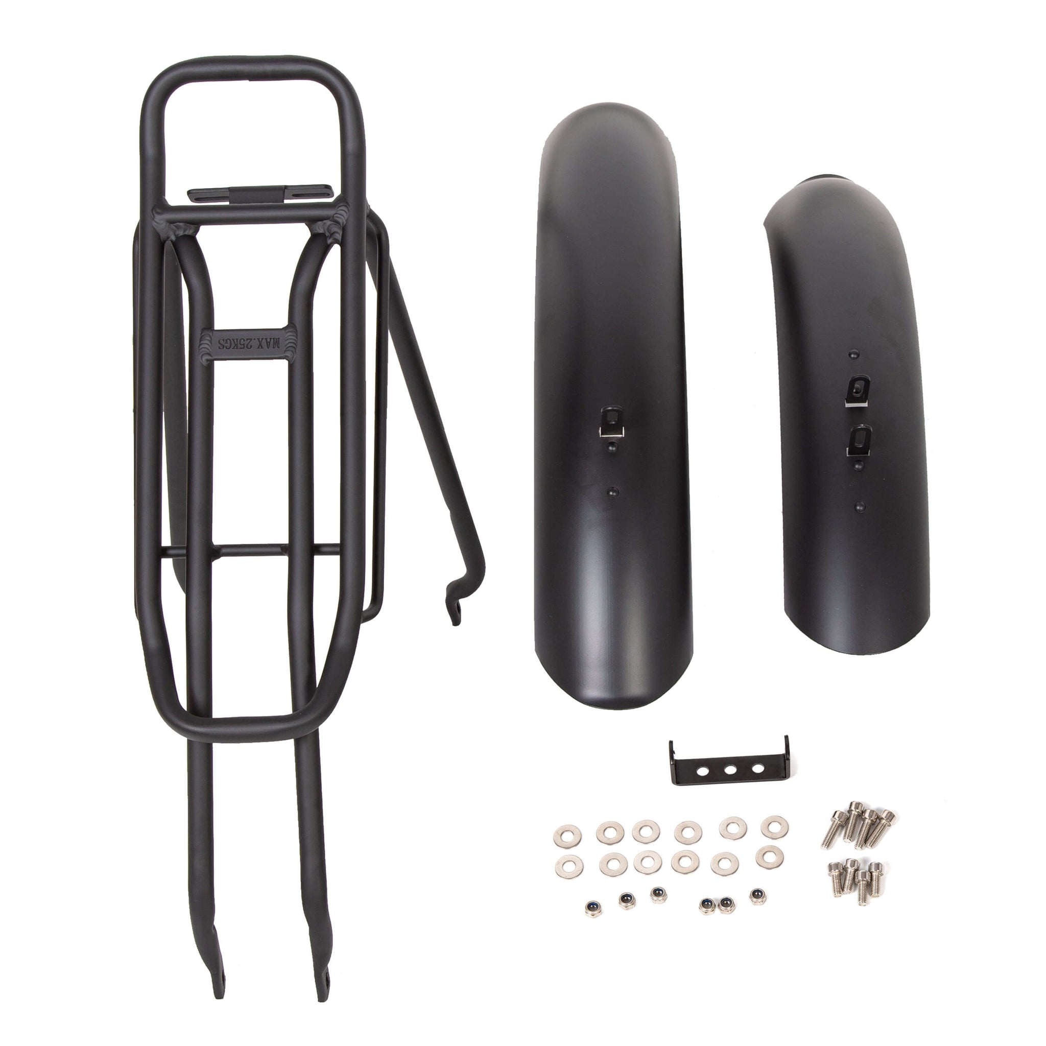 rear rack and fenders for 26inch fat beach snow bike and Rocket – Ecotric